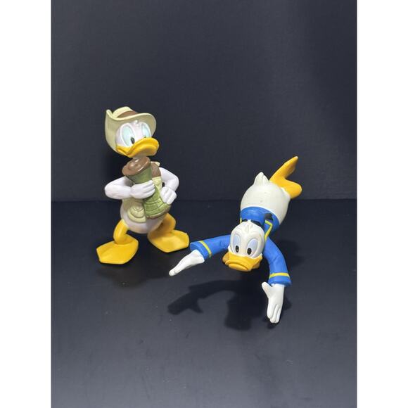 Disney | Toys | Disney Donald Duck Lot Of 2 Safari 3 Pvc Figure Animal ...